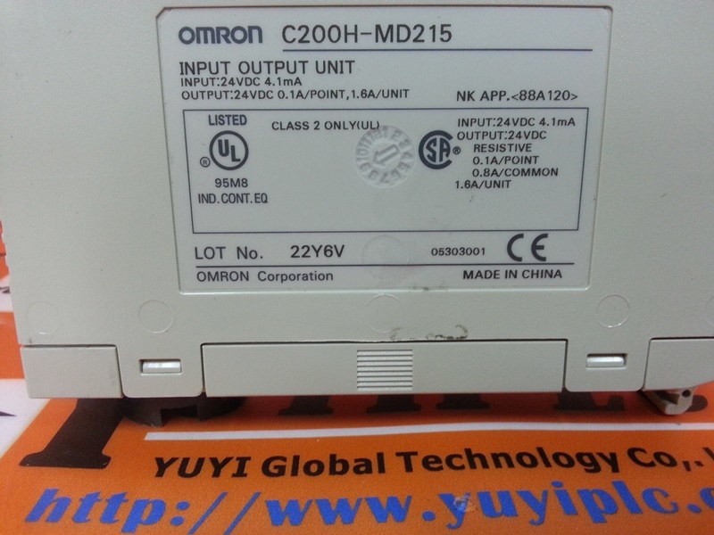 OMRON C200H-MD215 INPUT OUTPUT UNIT MODULE - 裕益科技自動化設備可程式編碼器PLC分散式控制系統DCS